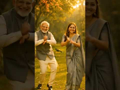 Modi ji Grooves as Meloni Turns Desi! ๐ฎ๐ณ๐ #shortsfeed #funny #modi #aishorts