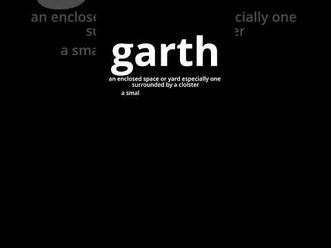 Video Word Of The Day - Garth