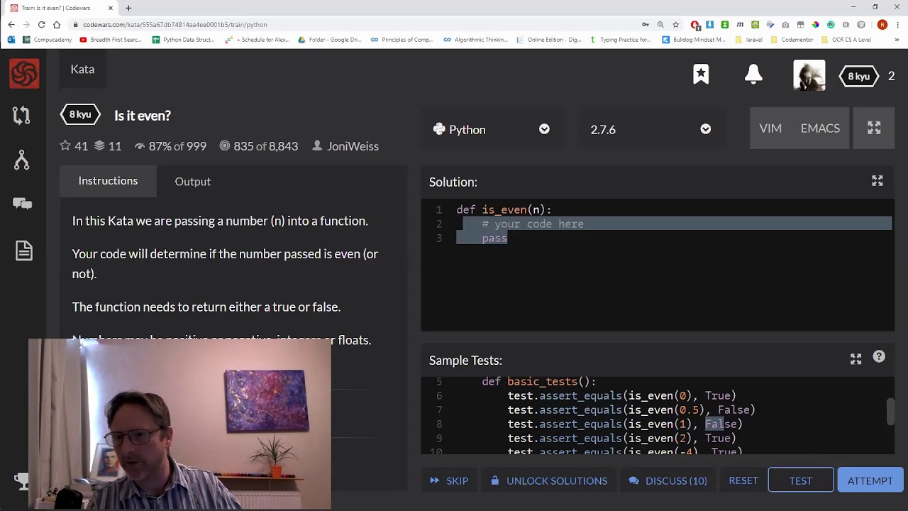 Introduction to Codewars for Learning Python Programming