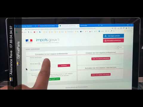 Code activation impot gouv messagerie service en ligne [ tuto 1 Site impot.gouv impôt Pro ]
