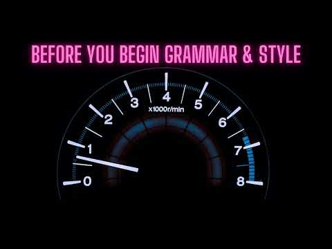 Before learning Technical Writing Grammar and Stylle