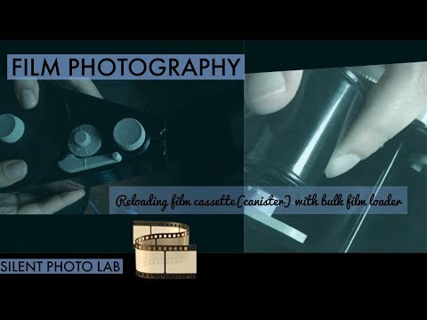 Film Photography: Reloading film cassette(Canister) with bulk film reloader