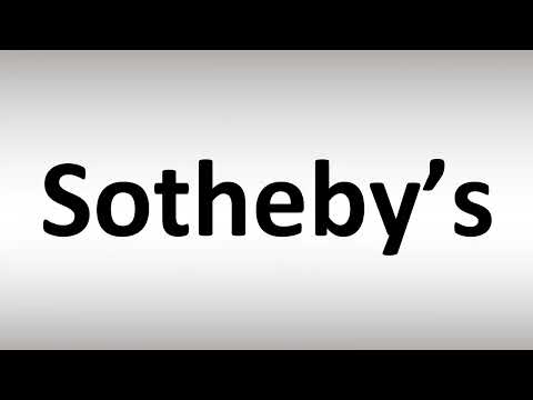 How to Pronounce 'Sotheby’s' Correctly