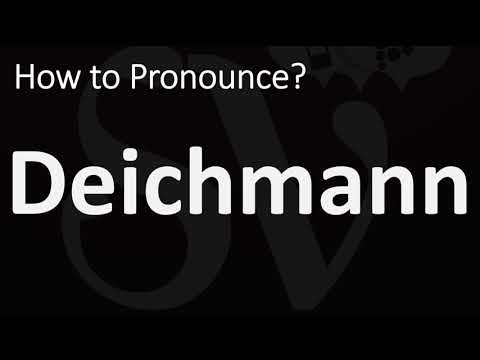 How to Pronounce Deichmann? (CORRECTLY)