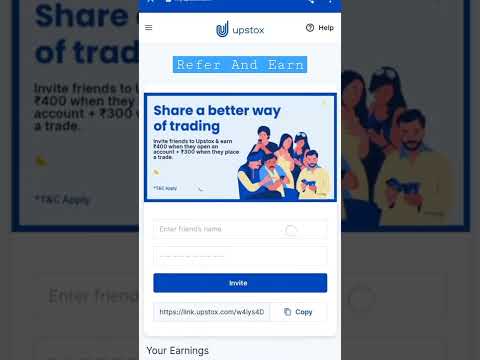 Upstox Refer And Earn | Upstox से Refer करके पैसे कैसे कमाए | Earn Money Online #shorts #upstox