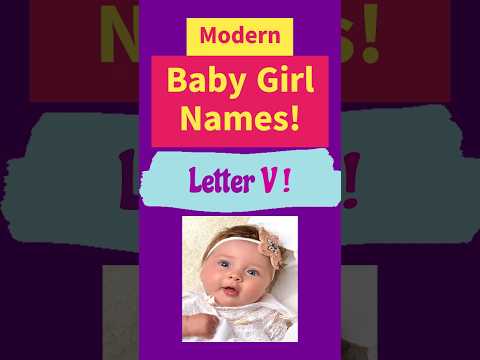 Super Cute Baby Girl Names - Letter V #babynames #girlnames #boynames