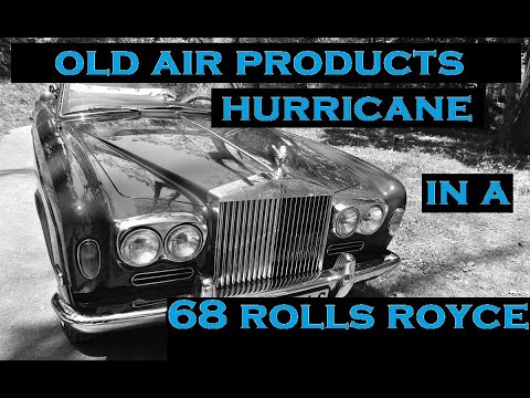 Old Air Products Hurricane Air Conditioning in a 1968 Rolls Royce