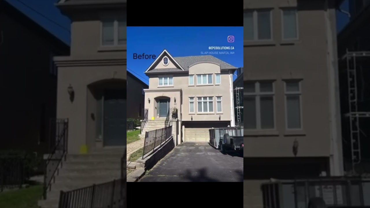 🏡 Complete Facade Transformation – Full Exterior Reface & Landscaping! 🌿✨