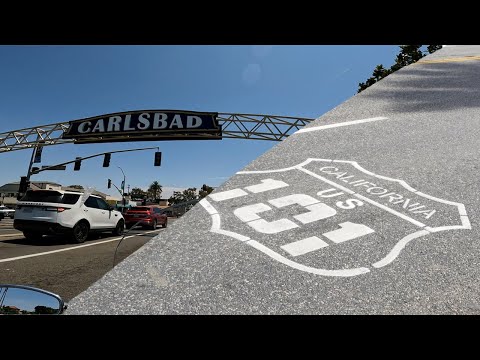 Carlsbad to Encinitas Via Coast HWY 101 listening to lofi music