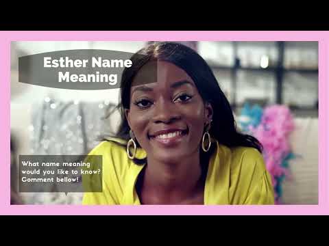 Esther Name Meaning