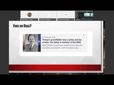 Fake News Workshop Recording