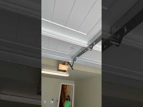 How to re-engage a garage door #homeinspection