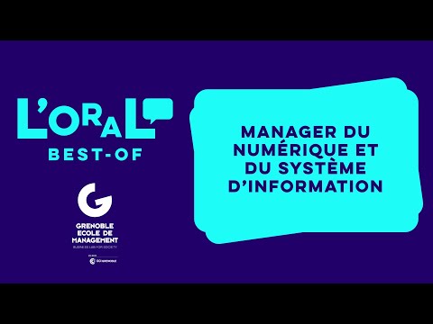 Grenoble EM - Best of - Manager du Numérique et du Système d'Information