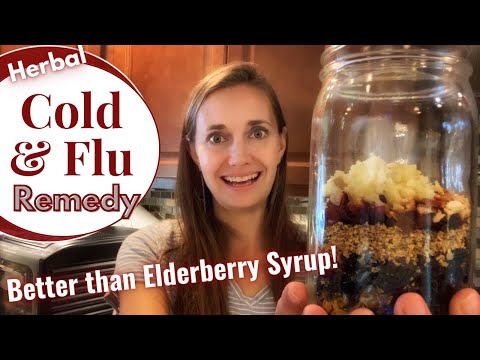 The BEST Herbal Medicine for Cold and Flu Season | Elderberry Calendula Elixir