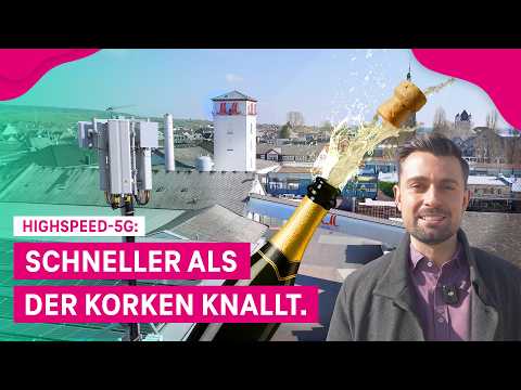 Sekt & 5G in Eltville: 1000. Gemeinde mit Highspeed-Mobilfunk | Deutsche Telekom