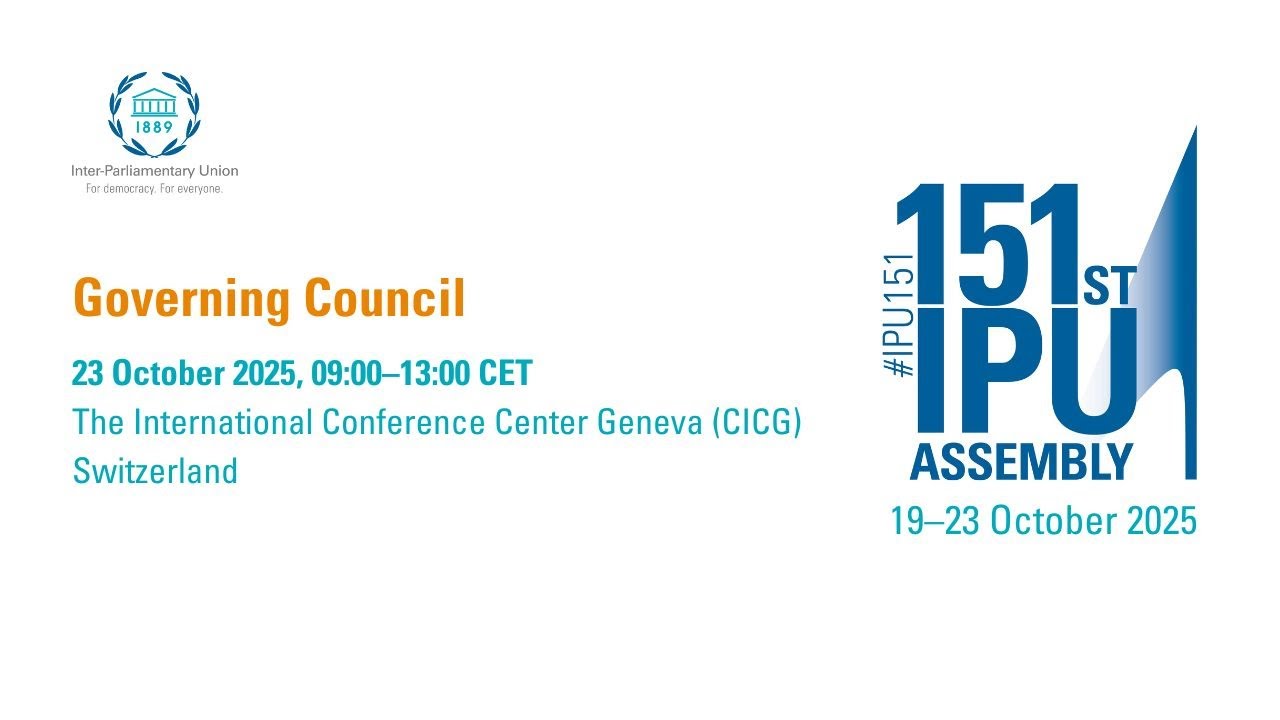 151st IPU Assembly: 23 Oct, Governing Council - AM Session (Floor)