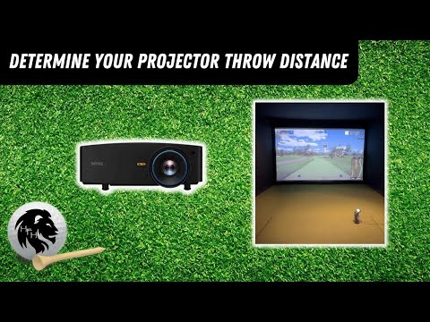 How to Determine the Throw Distance for your Golf Simulator Projector HD 1080p