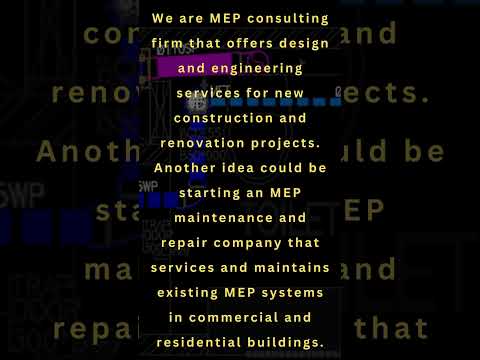 MEP stands for Mechanical, Electrical, Plumbing, and MEP services refer to the design, installation