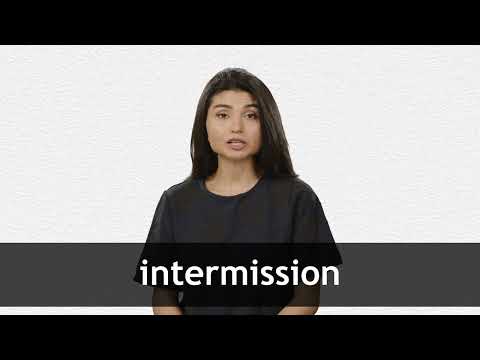 INTERMISSION definition in American English | Collins English Dictionary