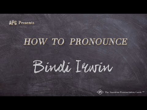 How to Pronounce Bindi Irwin (Real Life Examples!)