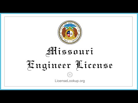 Missouri Engineer License - What You need to get started #license #Missouri
