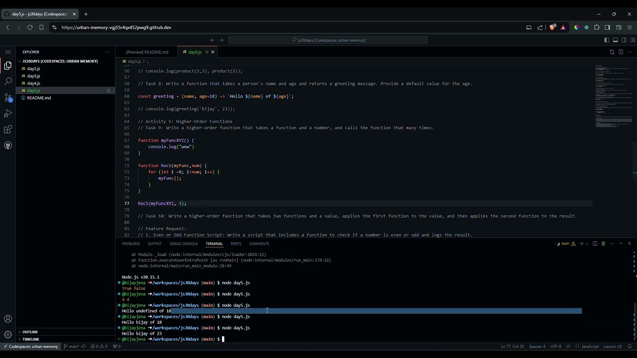 Day 5: Functions | Part 2 | 30 days of JavaScript