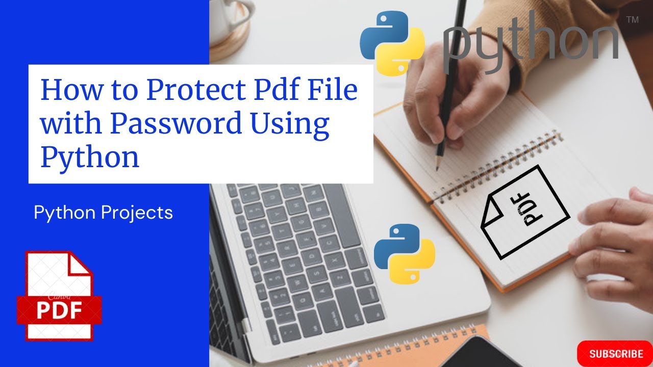 how to Protect Pdf File With Password Using Python Code||Encryption Code ||#Python2021 ||#protectpdf