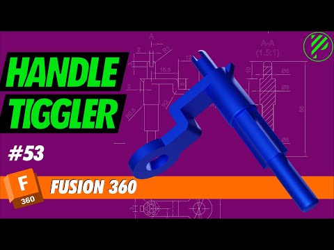 🤖 #53 Handle Tiggler | Fusion 360 | Pistacchio Graphic・Free STL File ...