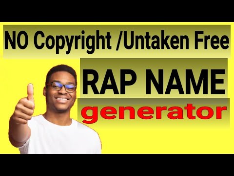 Rap Name generator/How to choose a rap name,free Untaken Rap Names. Good rap name ideas. Rap name!