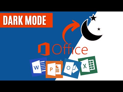 How to Change Your Microsoft Word Into Dark Mode | 2021