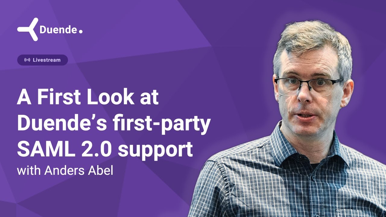 A First Look at Duende’s first-party SAML 2.0 support