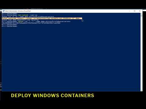 Find Windows Container IP Address Running On Docker