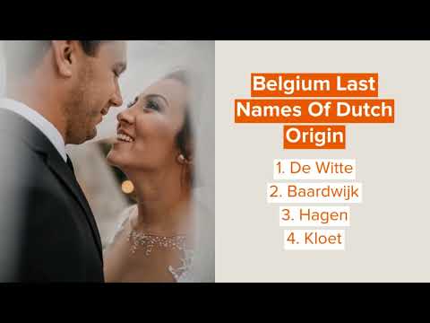 Belgian Last Names With Meanings And History