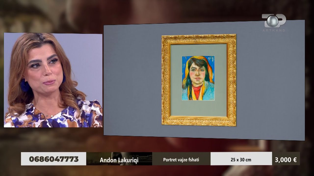 Portret vajze fshati nga Andon Lakuriqi – Artkand - Top Channel Portret vajze fshati nga Andon Lakuriqi – Artkand - Top Channel