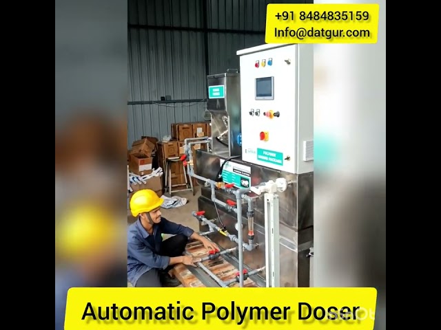 Auto Polymer Dosing System - Screw Pump Automatic Pam Dosing System ...