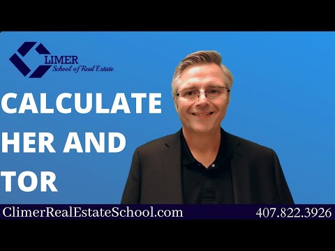 Real Estate Math - Free Practice Test - #8 Calculate HER and TOR