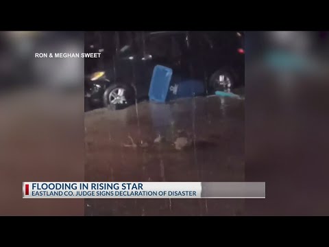 Heavy flooding causes damage to Rising Star community