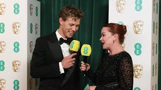 EE BAFTAs 2023 | Austin Butler backstage interview advert Commercial ad uk