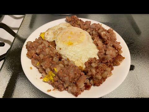 Hormel Corned Beef Hash And Egg | How To Cook Crispy Hormel Beef Hash
