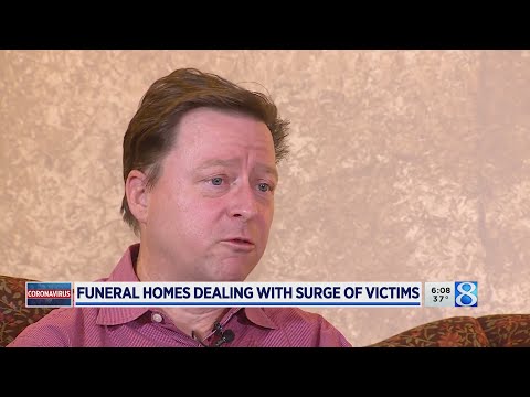 Funeral homes dealing with surge of victims