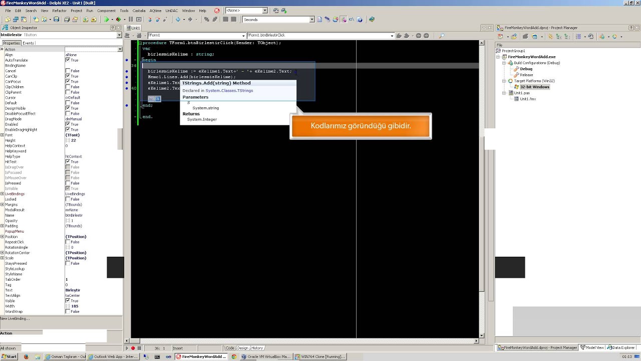 How to Remote Debugging in Delphi XE2