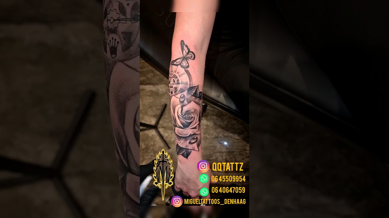 how to tattoo rose klok tattoo #tattoos #cool #dope #awesome #tattoo #inkmasters #blackpink