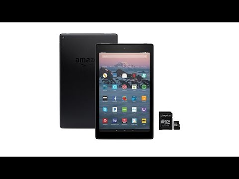Amazon Fire HD 10" 32GB AlexaEnabled Tablet w/SD Card ...