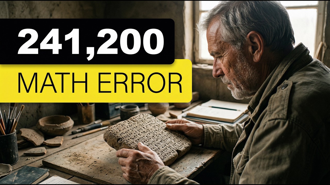 241,200 Years Was a Math Error — Historians Got This Wrong for 4,000 Years!