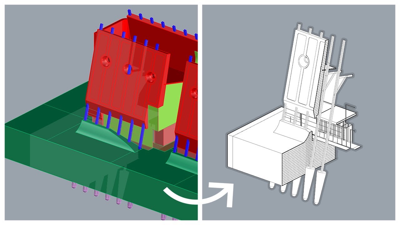 Clipping Planes - Rhino 8 - Cutaway Drawing Creation