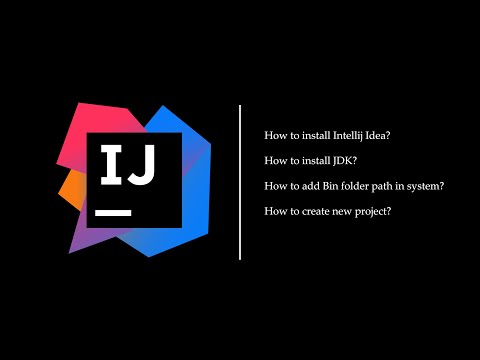how to install Intellij Idea and update bin folder path of JDK