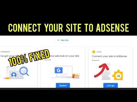 Connect Your Site To Adsense Required | Adsense Showing + Add Site
