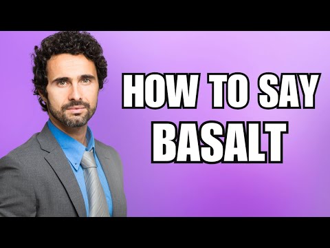 How To Pronounce Basalt (Correctly)