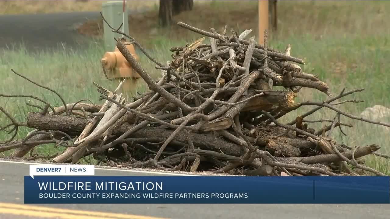 Boulder County Wildfire Partners mitigation program expanding