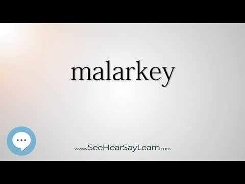 malarkey - Smart & Obscure English Words Defined 👁️🔊🗣🧠✅
